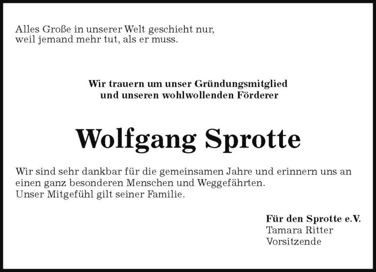 Alles Große in der Welt geschieht nur, weil jemand mehr tut als er muss ...